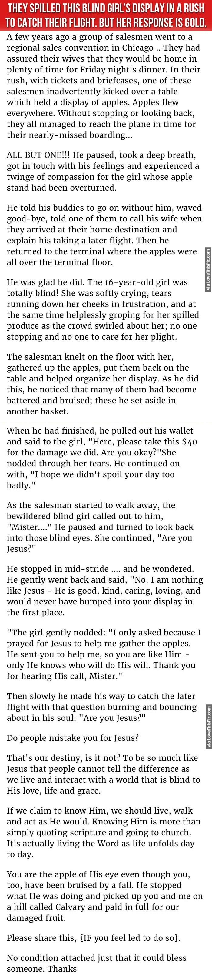 They Spilled This Blind Girl’s Display In A Rush To Catch Their Flight ...