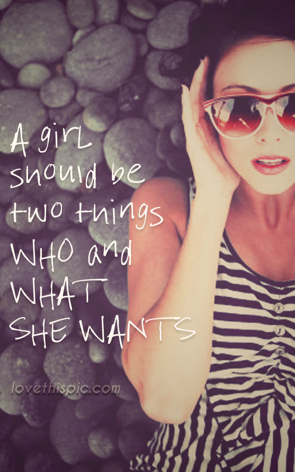 A Girl Should Be Pictures, Photos, and Images for Facebook, Tumblr ...