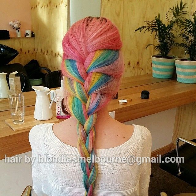 Pastel Rainbow Braid Pictures, Photos, and Images for Facebook, Tumblr ...
