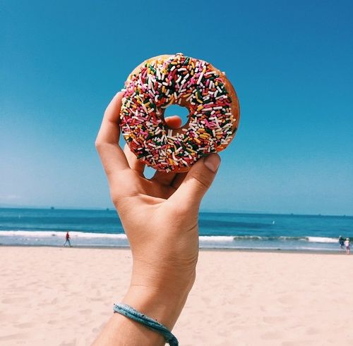 Sprinkled Donut At The Beach Pictures, Photos, and Images for Facebook ...