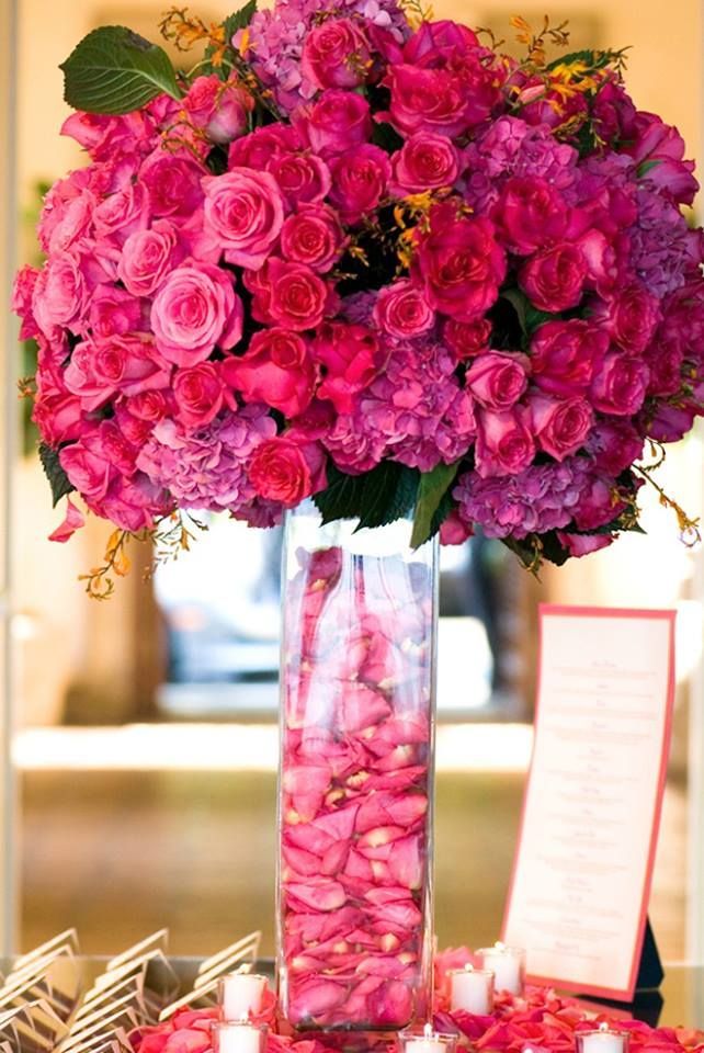 Dark Pink Wedding Centerpiece Pictures, Photos, and Images for Facebook ...