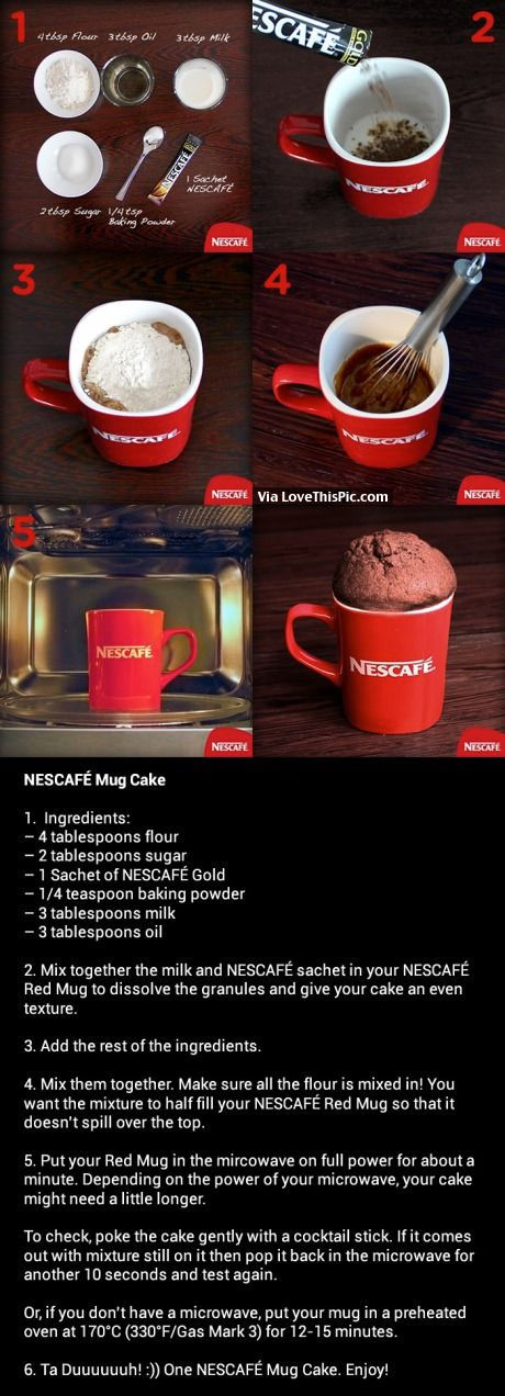 How To Make A Nescafe Mug Cake Pictures, Photos, and Images for ...