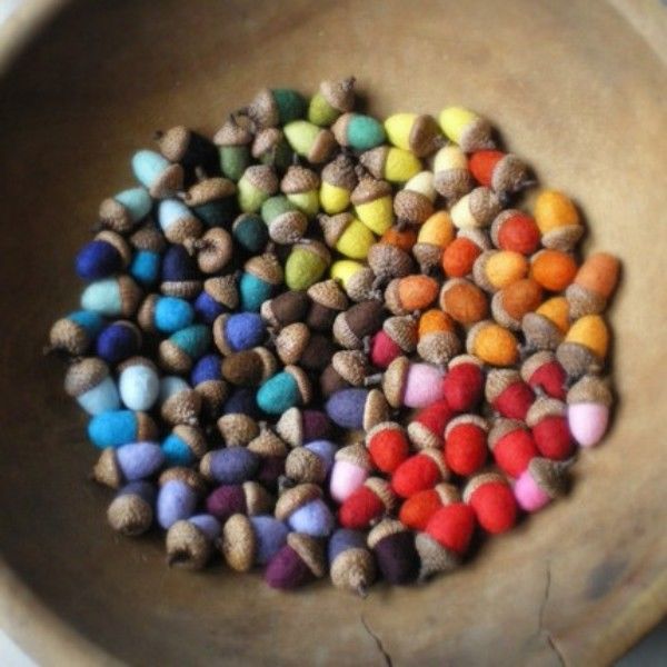 Colorful Felted Acorns Pictures, Photos, and Images for Facebook ...