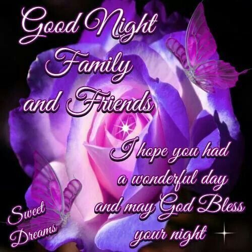 Good Night Family And Friends Pictures, Photos, and Images for Facebook ...