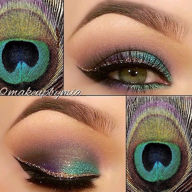 Peacock Feathers Eye Makeup Pictures, Photos, and Images for Facebook ...