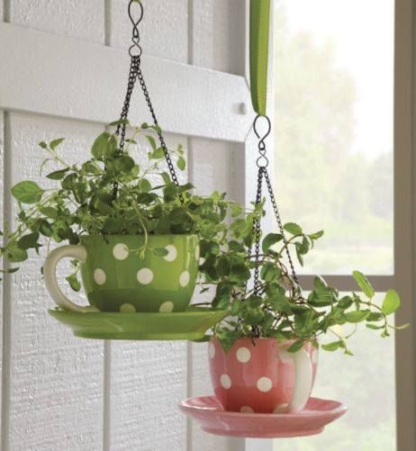 Hanging Teacup Planters Pictures, Photos, and Images for Facebook ...