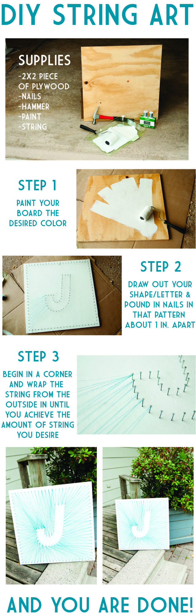 DIY Easy String Art Craft Project Pictures, Photos, and Images for ...