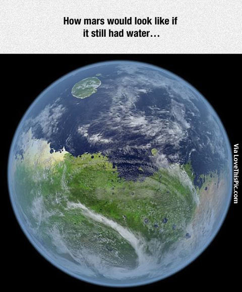 How Mars Would Look If It Still Had Water Pictures, Photos, and Images ...