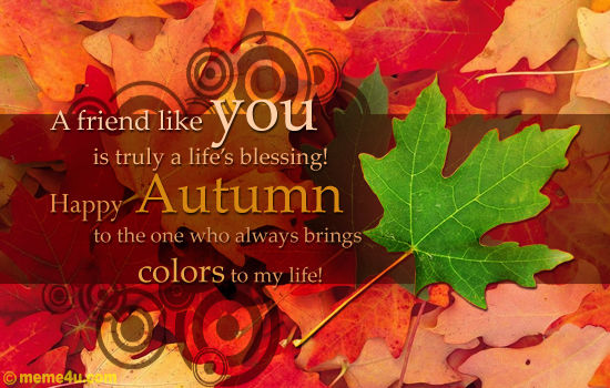 Happy Autumn Friend Pictures, Photos, and Images for Facebook, Tumblr ...