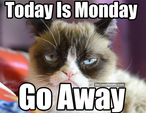 Today Is Monday, Go Away Pictures, Photos, and Images for Facebook ...