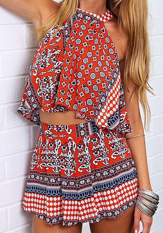Tribal Print Red Co-ord Set Pictures, Photos, and Images for Facebook ...