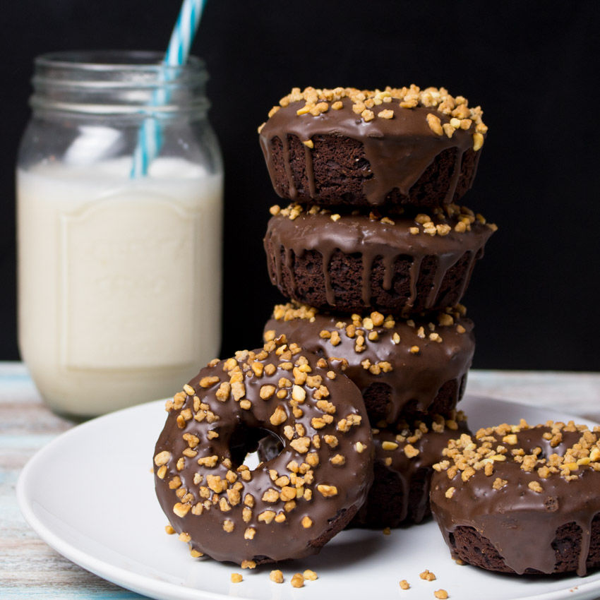 Vegan Chocolate Hazelnut Donuts Pictures, Photos, and Images for ...