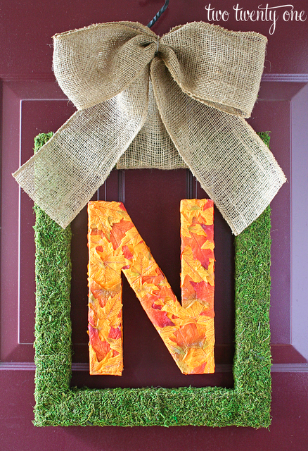 Fall Monogram Wreath Pictures, Photos, and Images for Facebook, Tumblr ...