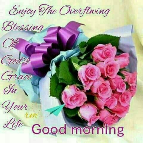 Good Morning Enjoy The Overflowing Blessings Pictures, Photos, and ...