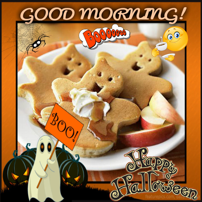 Good Morning Boo Pancakes Pictures, Photos, and Images for Facebook ...