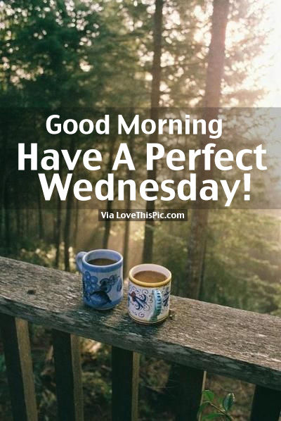 Good Morning, Have A Perfect Wednesday Pictures, Photos, and Images for ...