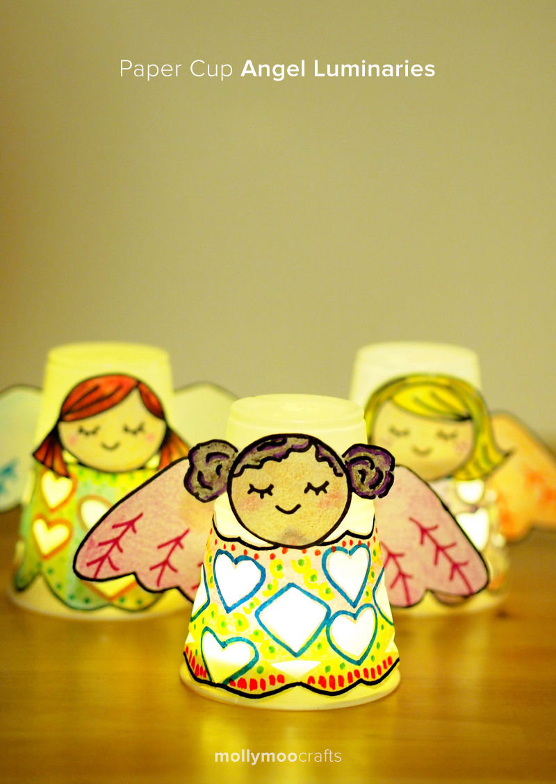 Paper Cup Angel Craft Luminaries Pictures, Photos, and Images for ...