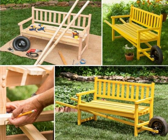 DIY Wheelbarrow Bench Pictures, Photos, and Images for Facebook, Tumblr ...