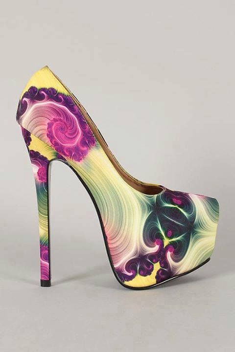Multi-Colored Stiletto Pumps Pictures, Photos, and Images for Facebook ...