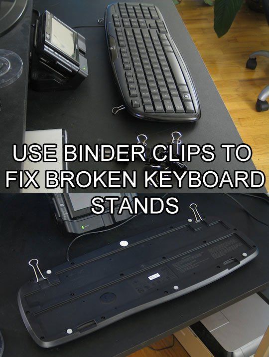 Binder Clip Keyboard Stands Pictures, Photos, and Images for Facebook ...