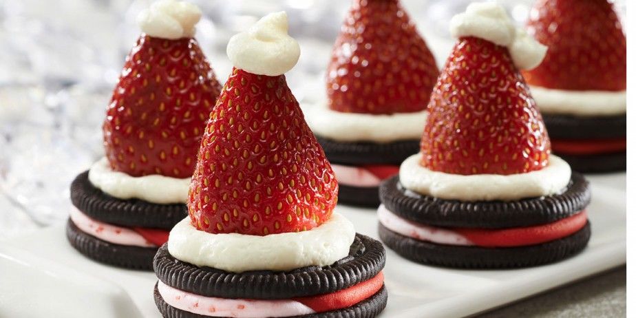 Candy Cane Oreo Santa Hat Cookies Pictures, Photos, and Images for ...