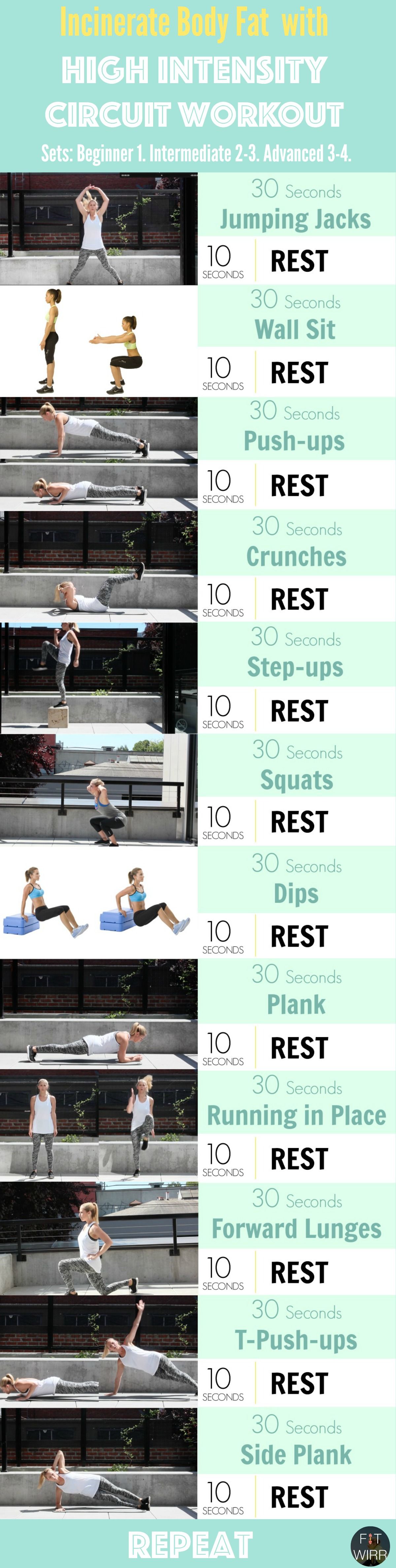 High Intensity Circuit Workout Pictures, Photos, and Images for ...