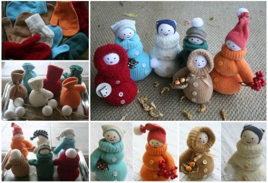 How To Kit Snowmen From Old Mittens Pictures, Photos, and Images for ...