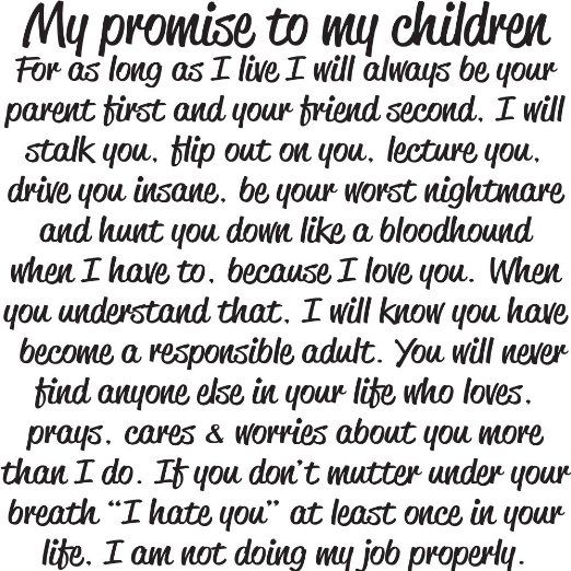 My Promise To My Children Pictures, Photos, and Images for Facebook ...