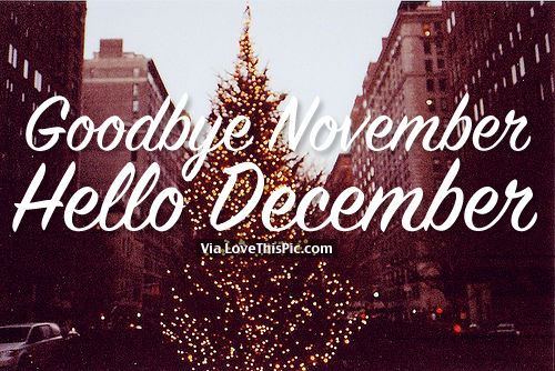 Goodbye November, Hello December Pictures, Photos, and Images for ...