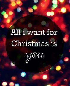 All I Want For Christmas Is You Pictures, Photos, and Images for ...