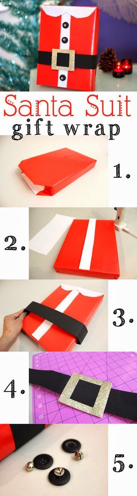 DIY Santa Suit Gift Wrap Pictures, Photos, and Images for Facebook ...