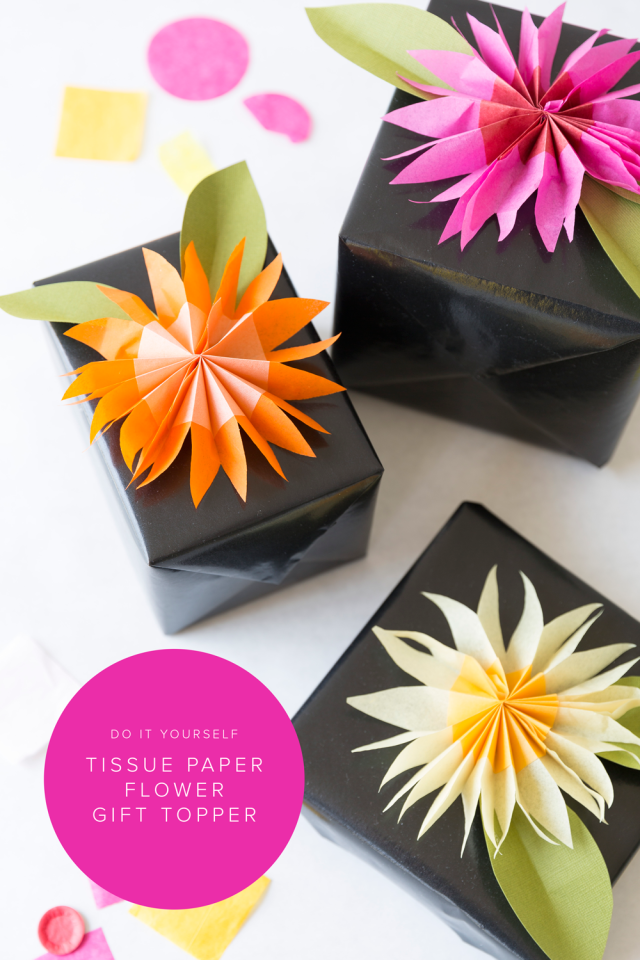 Paper Tissue Flower Gift Topper Pictures, Photos, and Images for ...