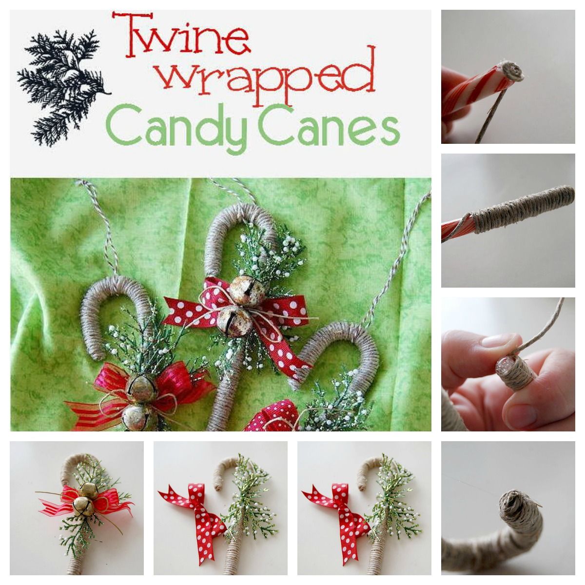 DIY Twine Wrapped Candy Canes Pictures, Photos, and Images for Facebook ...