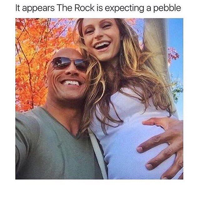 The Rock Is Expecting A Pebble Pictures, Photos, and Images for ...