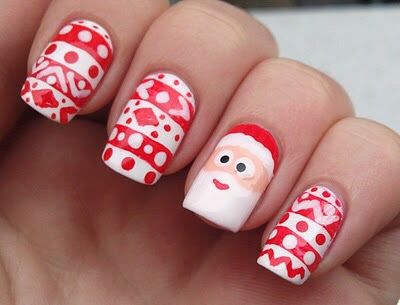 Santa Nail Art Pictures, Photos, and Images for Facebook, Tumblr ...