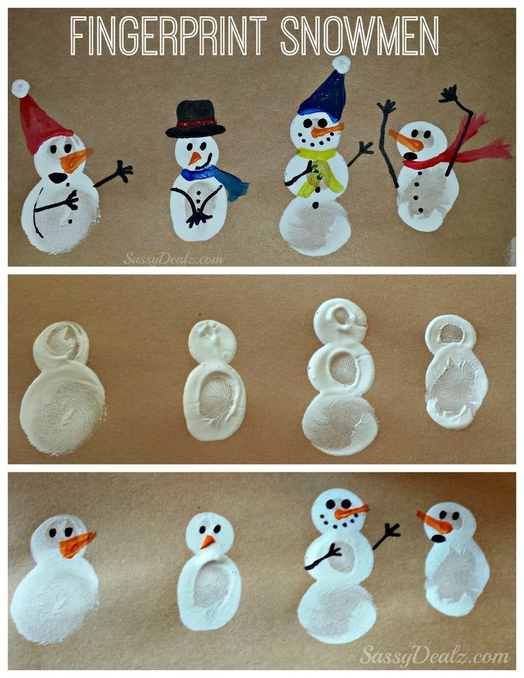 DIY Fingerprint Snowmen Pictures, Photos, and Images for Facebook ...