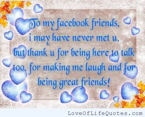 To My Facebook Friends.... Pictures, Photos, and Images for Facebook ...