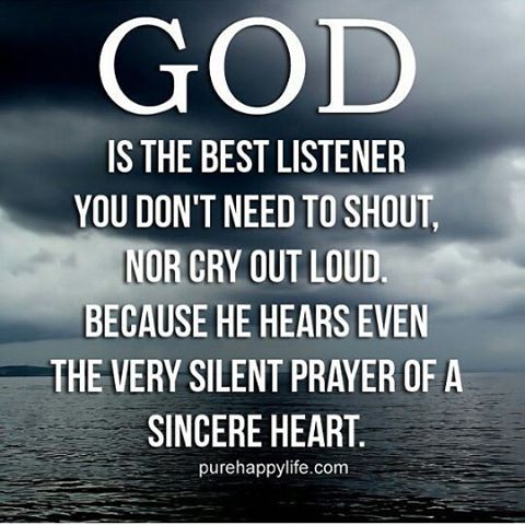 God Is The Best Listener Pictures, Photos, and Images for Facebook ...