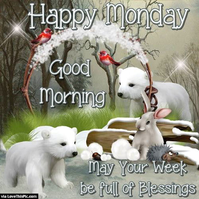 Happy Monday Good Morning May Your Week Be Full Of Blessings Pictures ...