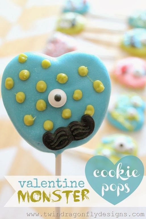 Valentine Monster Cookie Pops Pictures, Photos, and Images for Facebook ...