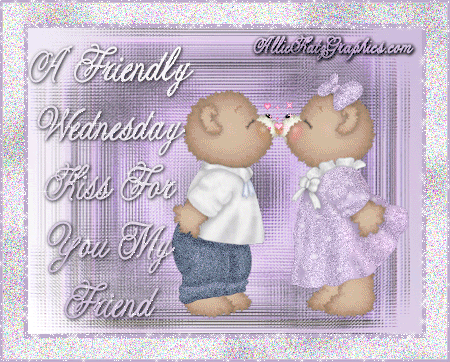 A Friendly Wednesday Kiss For You My Friend Pictures, Photos, and ...