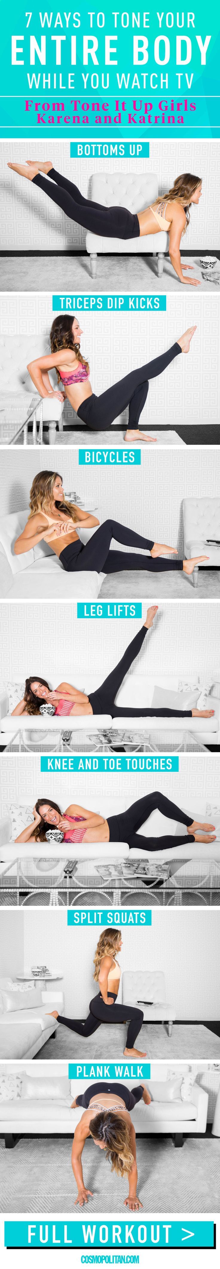 7 Ways To Tone Your Entire Body While You Watch TV Pictures, Photos ...