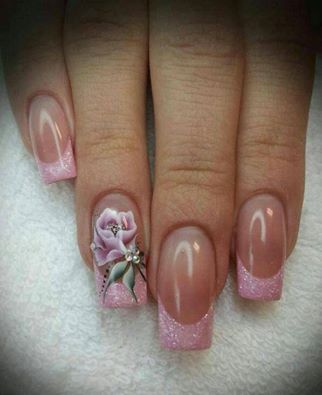 Pretty Pink Rose Nail Art Pictures, Photos, and Images for Facebook ...