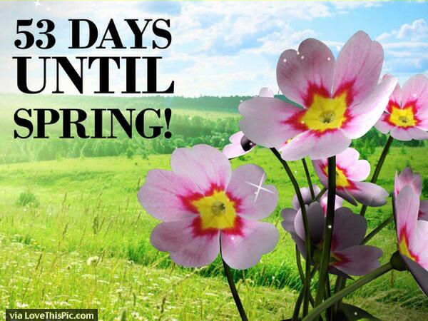 Only 53 Days Until Spring Pictures, Photos, and Images for Facebook ...