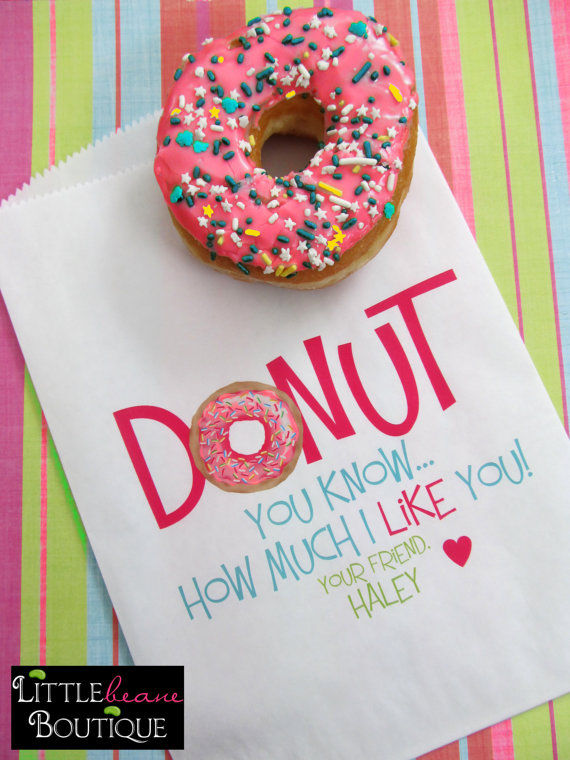 Donut You Know How Much I Like You Favor Bag Pictures, Photos, and ...