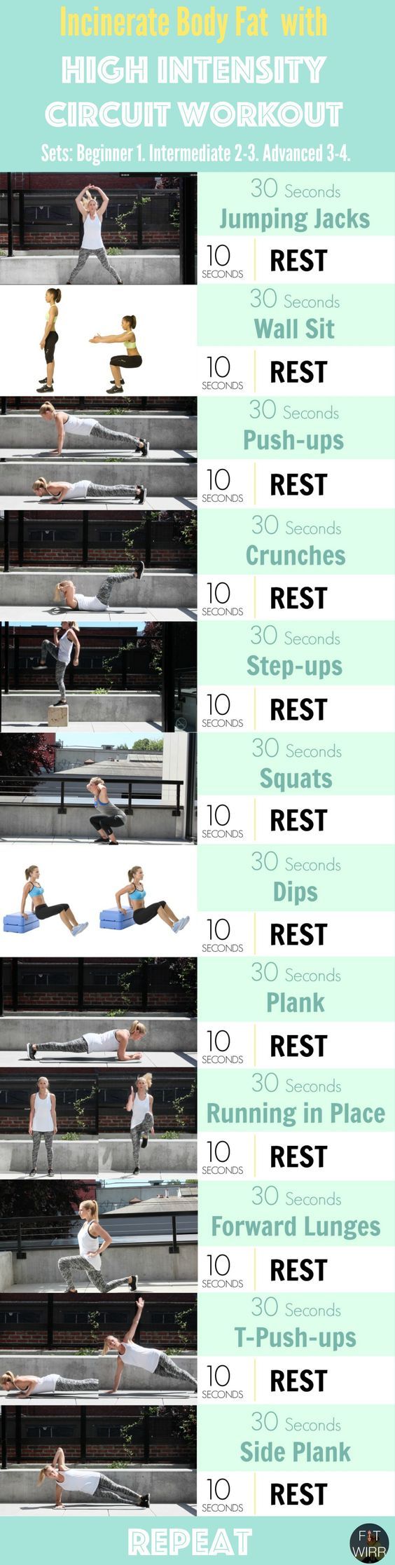 High Intensity Circuit Workout Pictures, Photos, and Images for ...
