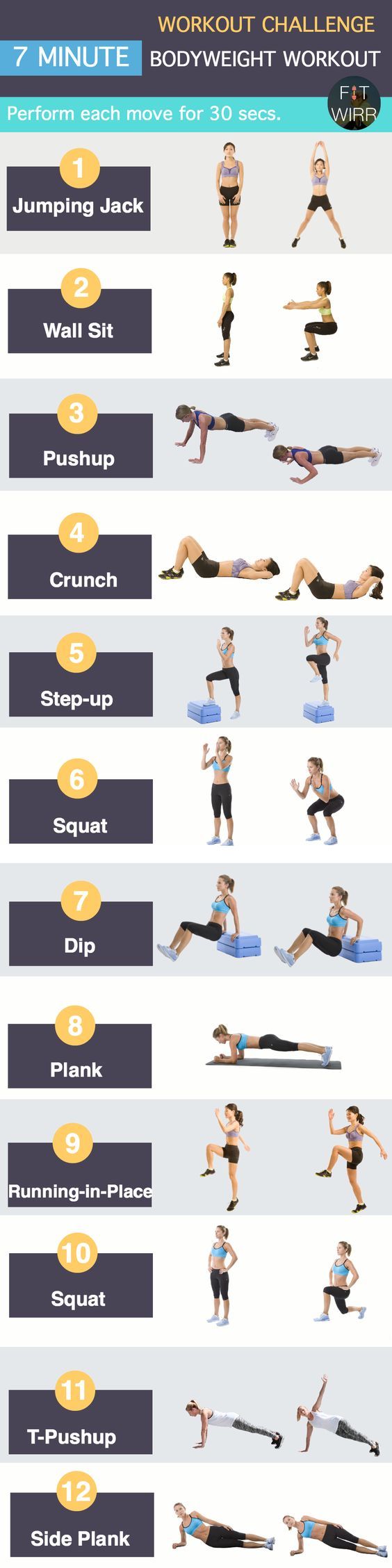 7 Minute Bodyweight Workout Pictures, Photos, and Images for Facebook ...