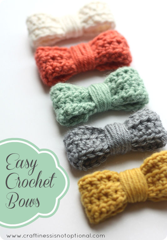 Easy Crochet Bow Pattern Pictures, Photos, and Images for Facebook ...