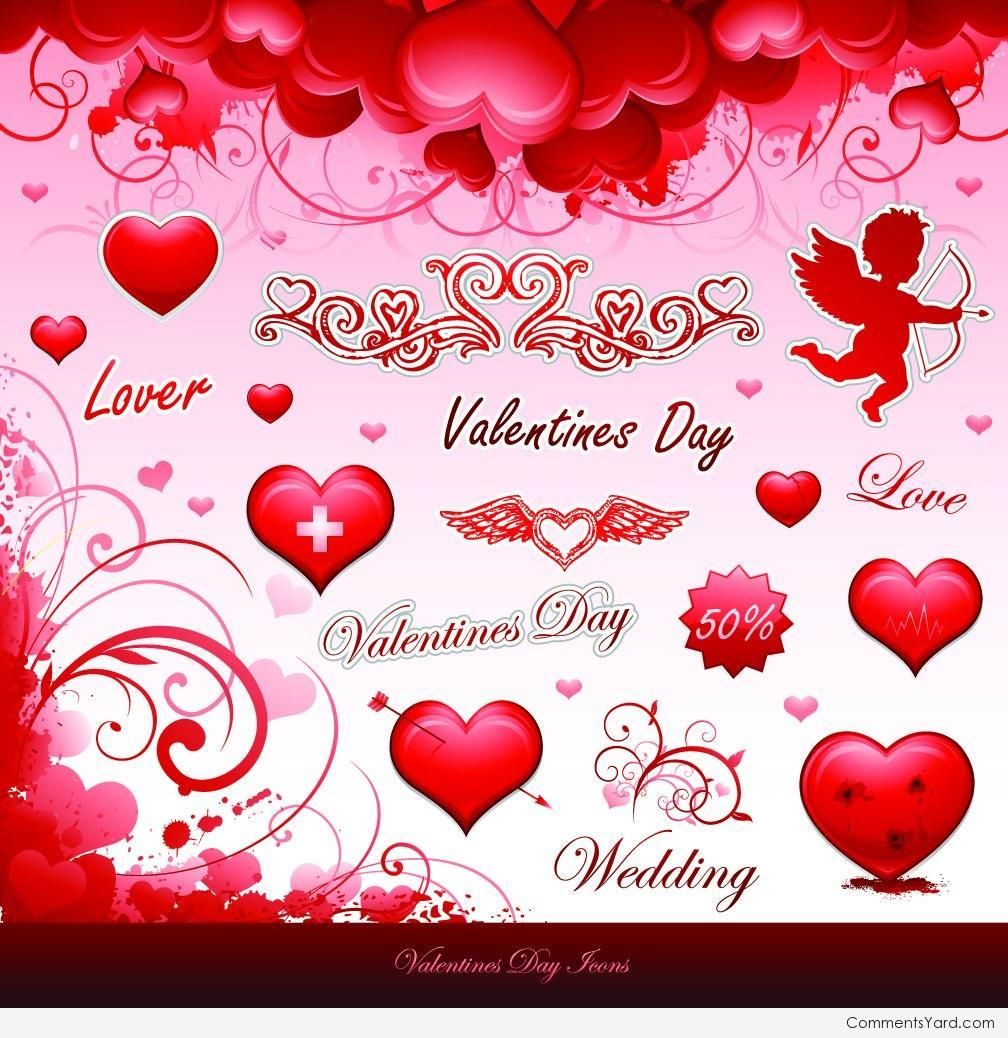 Valentines Day Hearts Graphic Pictures, Photos, and Images for Facebook ...
