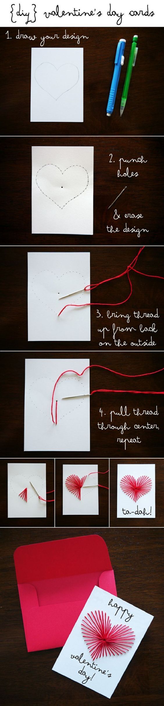 DIY Valentines Day String Card Pictures, Photos, and Images for ...
